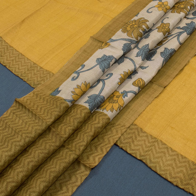 Buy Tussar Salwar Suit Material | Unstitched Tussar Silk Salwar ...