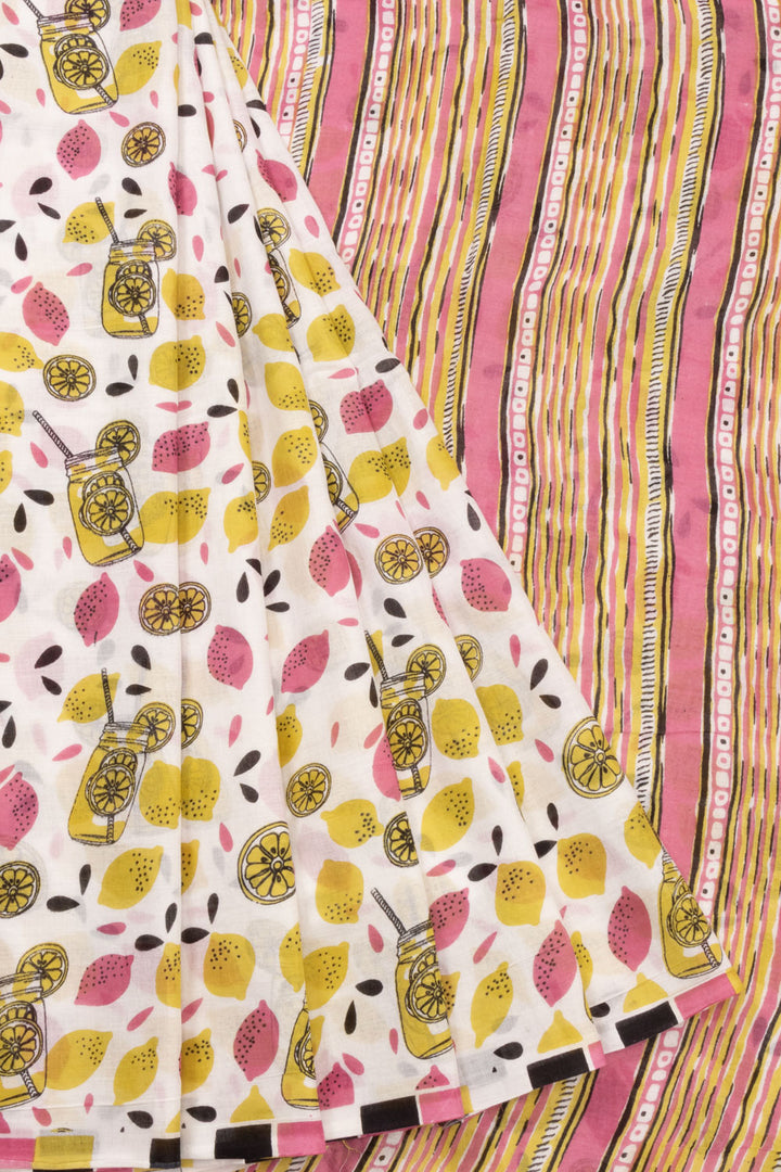 Funky Printed Cotton Sarees – Avishya.com