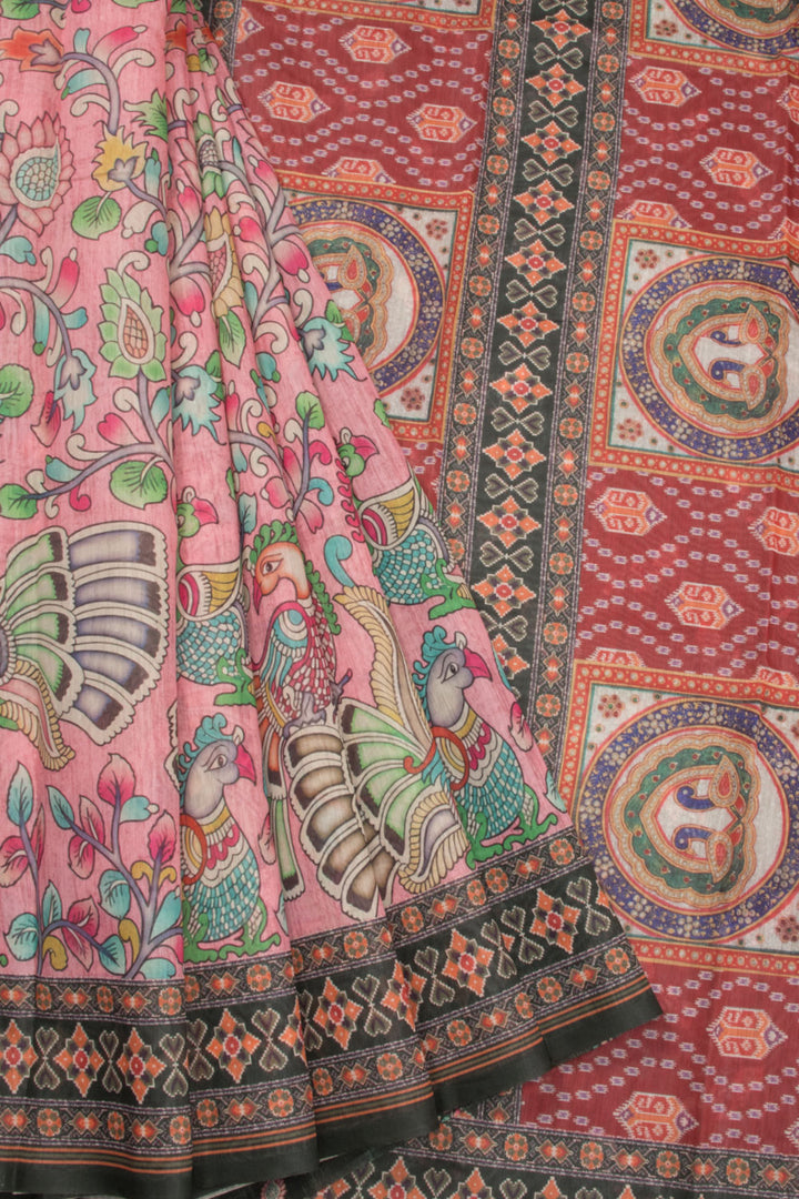 Kalamkari Print Saree - Combination of Heritage & Softness – Avishya.com