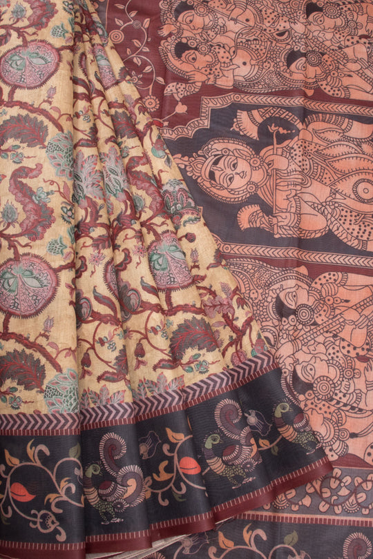 Kalamkari Print Saree - Combination of Heritage & Softness – Avishya.com