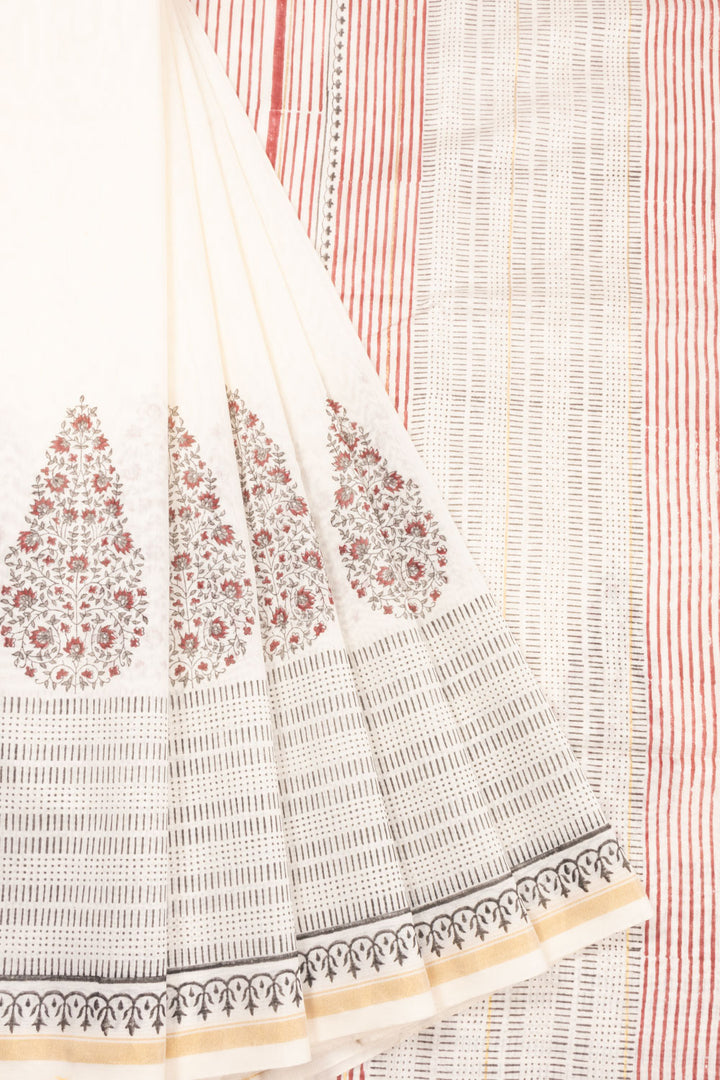 Stunning Hand Block Printed Sarees - Intricate Printed Patterns ...