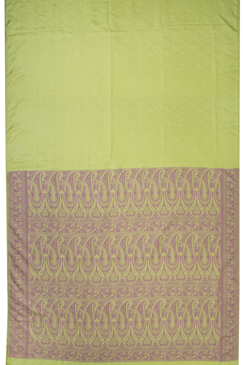Green Handloom Himroo Silk Saree 10068035 – Avishya.com