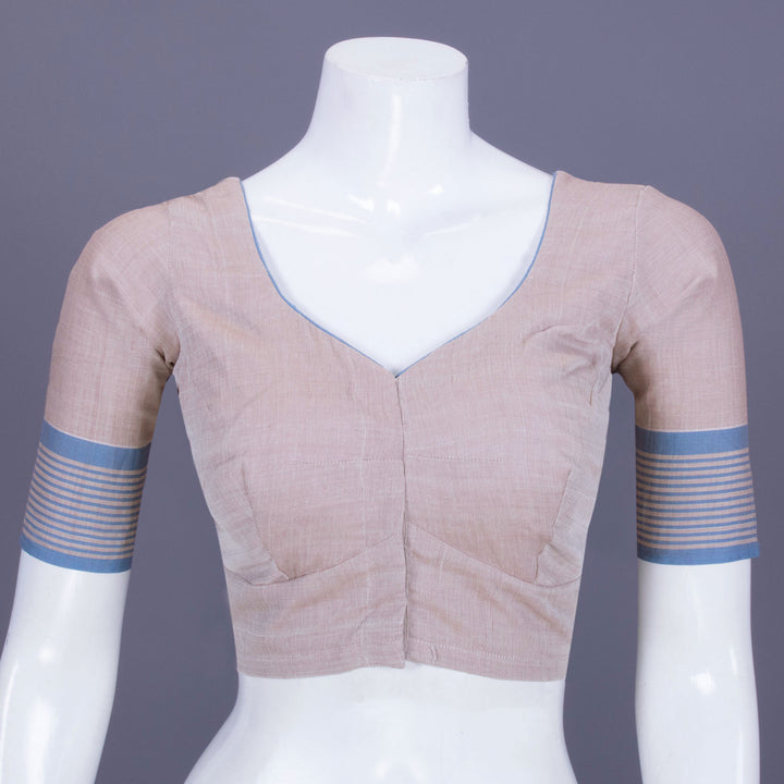 Beige Andhra Cotton Blouse 10070408 – Avishya.com