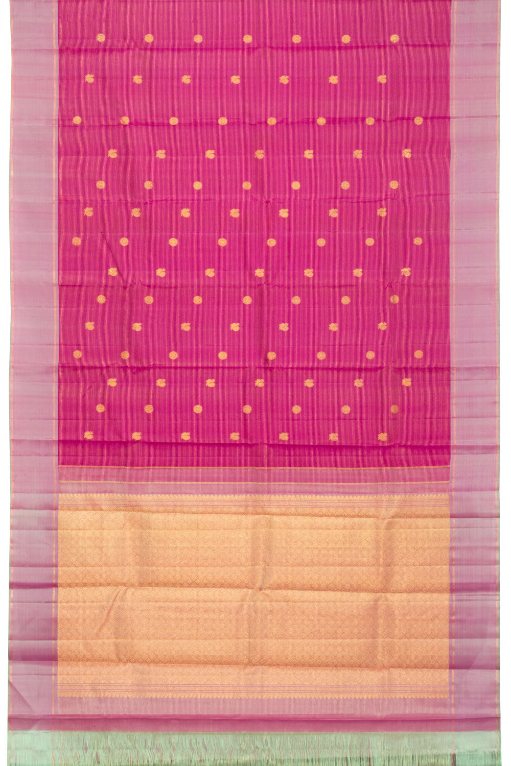 Pink Handloom Vaira Oosi Kanjivaram Silk Saree 10070663 – Avishya.com