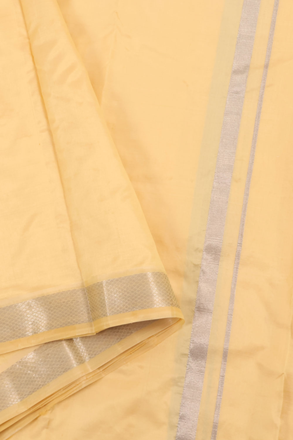 Pastel Gold Kanchipuram Silk 9x5 Dhoti 10059818 – Avishya.com